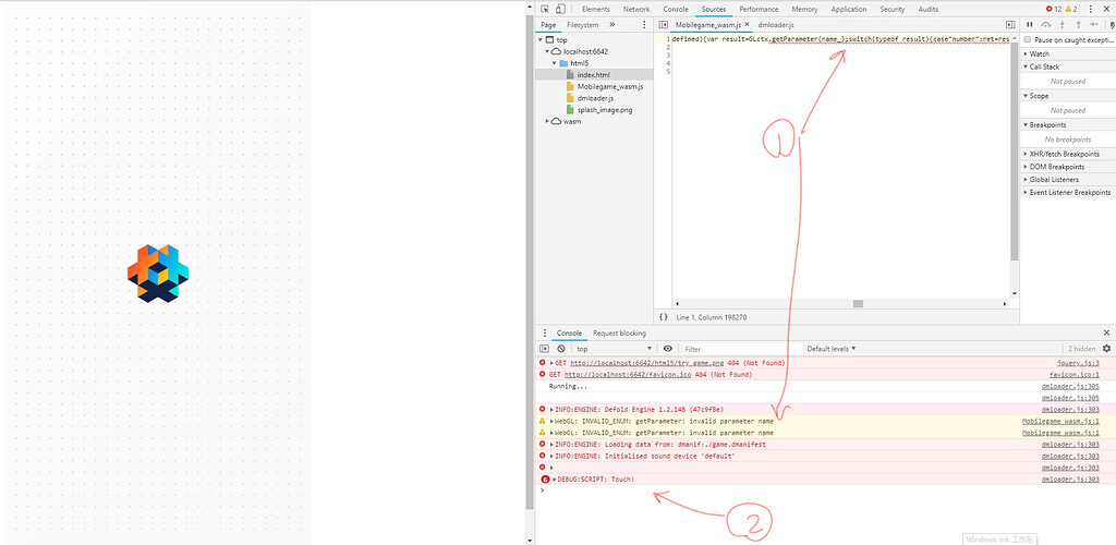 Some questions about the console in an HTML5 build (DEF-1948) (SOLVED) - Questions - Defold game ...