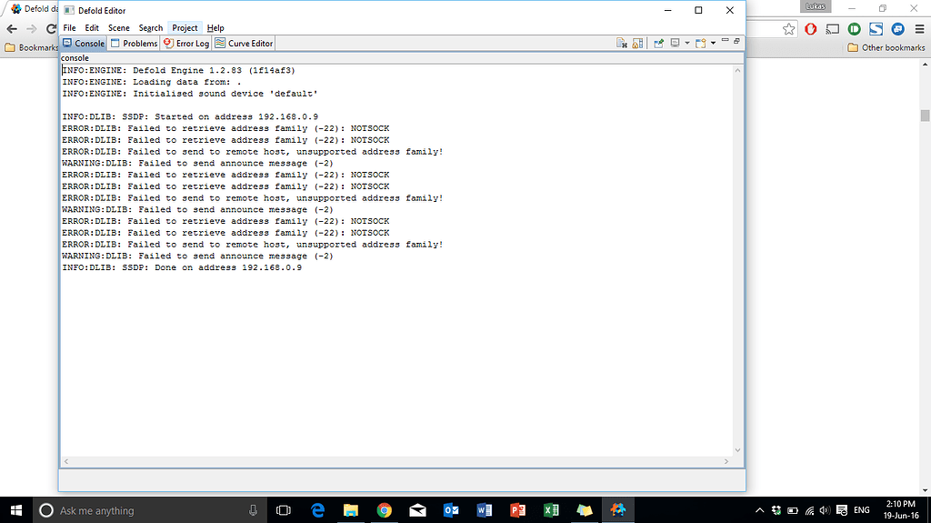 Tutorial Getting Started Project won't build/run - Connection Issues? - Questions - Defold game ...