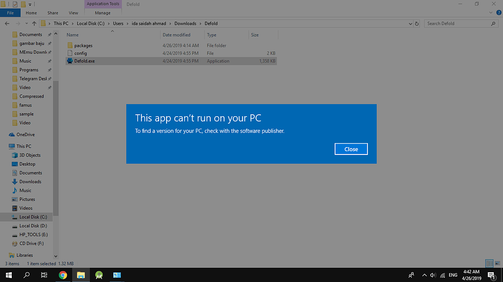 Cannot install Defold on Windows - Questions - Defold game engine forum