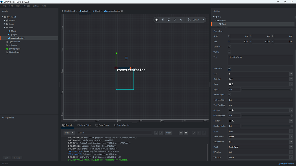 Does Line Break work on the GUI text node? - Questions - Defold game engine forum
