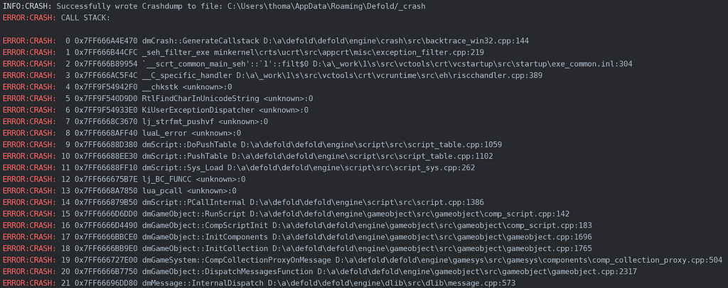 JSON file loading crash - Questions - Defold game engine forum