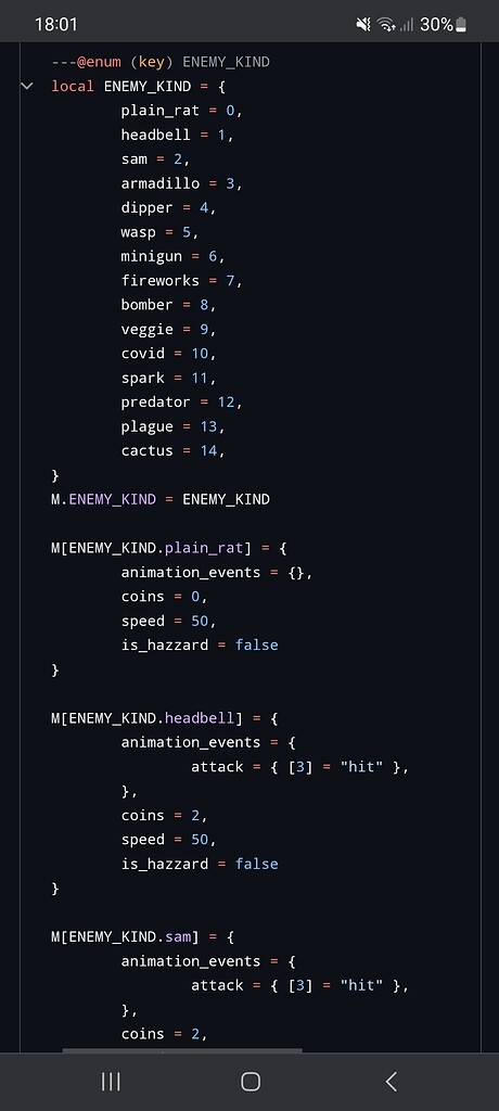 Data management in games with lots of items/enemies/objects - Questions - Defold game engine forum