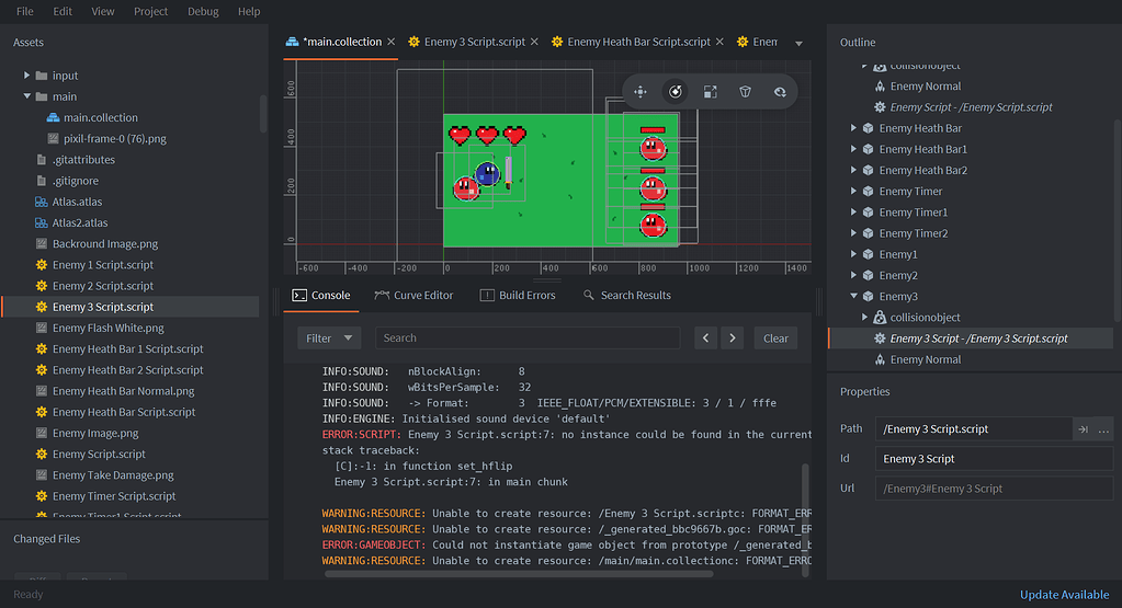Script Detection Error - Questions - Defold game engine forum