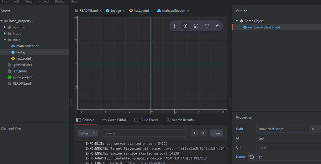 Hash property unknown, when only defined in game object file (SOLVED) - Questions - Defold game ...