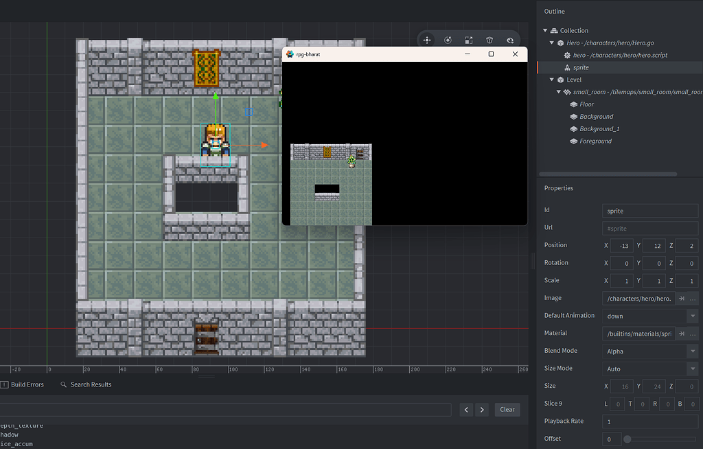 Tilemap and Player are not rendering correctly - Questions - Defold ... Tilemap and Player are not rendering correctly - Questions - Defold ...
