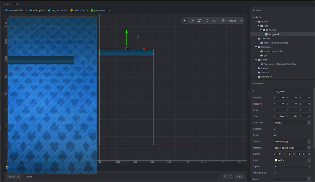GUI Positioning of anchored elements - Questions - Defold game engine forum
