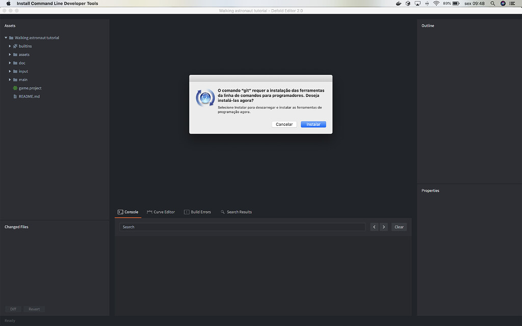 Defold keeps asking me to install git - Questions - Defold game engine forum