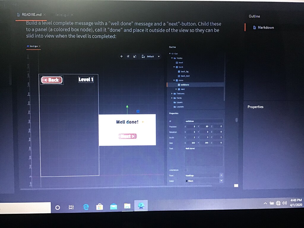How do I change the color of a box node - Questions - Defold game engine forum