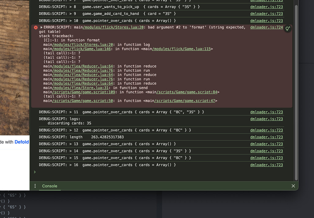 String.format bug in HTML5 application - Bugs - Defold game engine forum