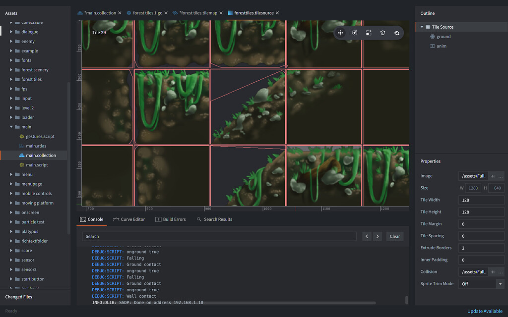 Auto Populated Tilesource Collisions (SOLVED) - Questions - Defold game engine forum