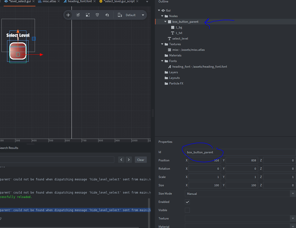 Post msg to GUI script and also how prevent Propagation inputs - Questions - Defold game engine ...