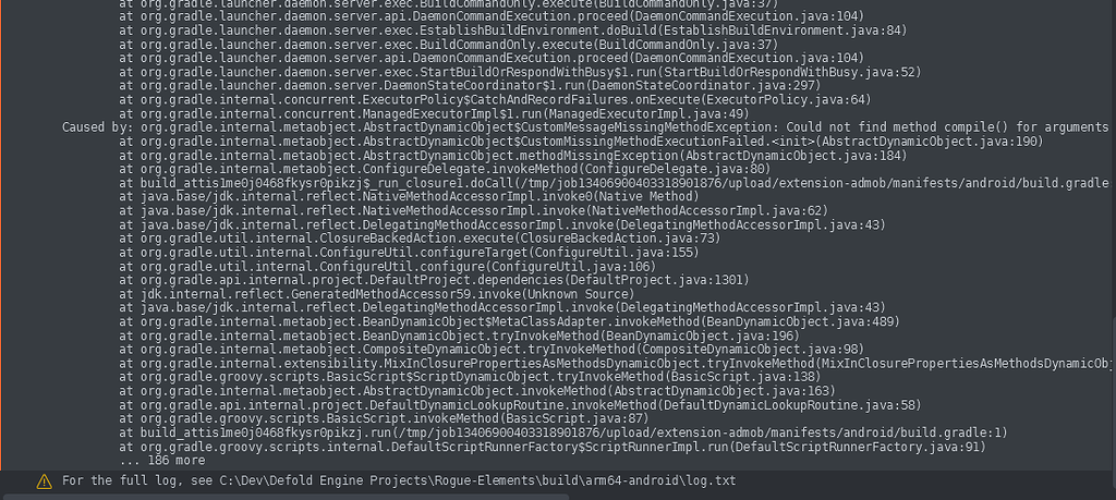 Gradle related bundle error (SOLVED) - Questions - Defold game engine forum