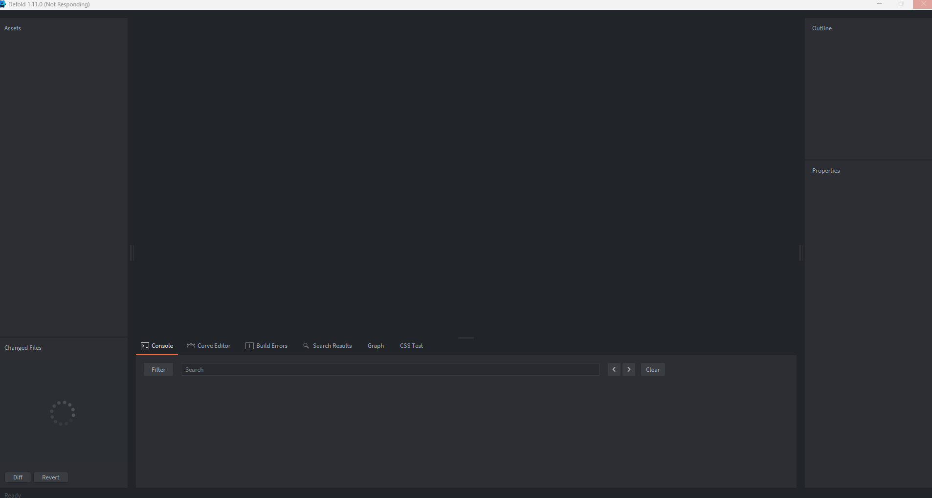 Not Responding on creating/loading new project - Bugs - Defold game engine forum